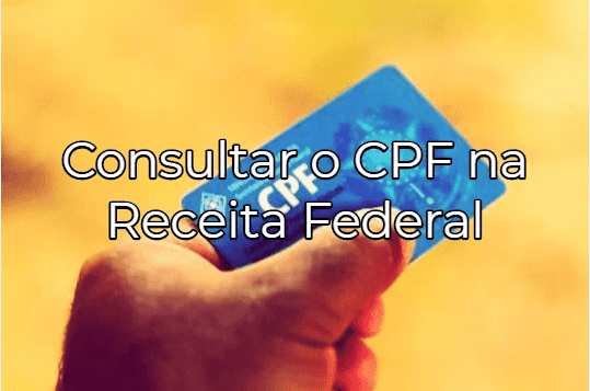 Veja qual a sua situação e como consultar seu CPF